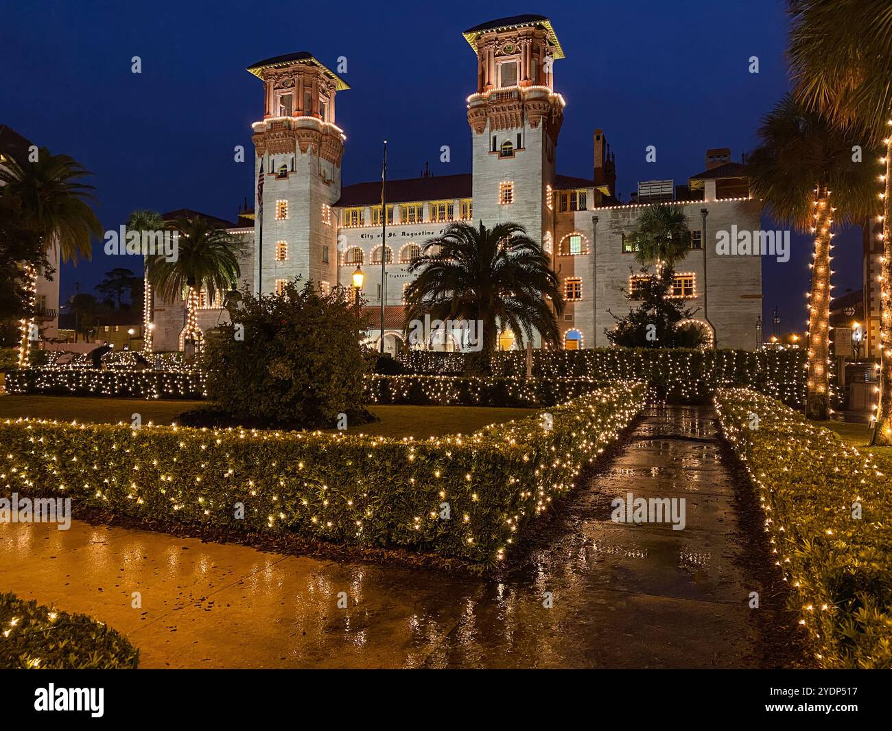 The Lightner Museum Formerly Hotel Alcazar During The Nights of Lights ...
