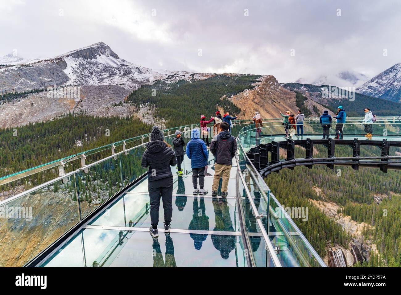 Columbia Icefield Skywalk in Alberta, Canada Stock Photo - Alamy