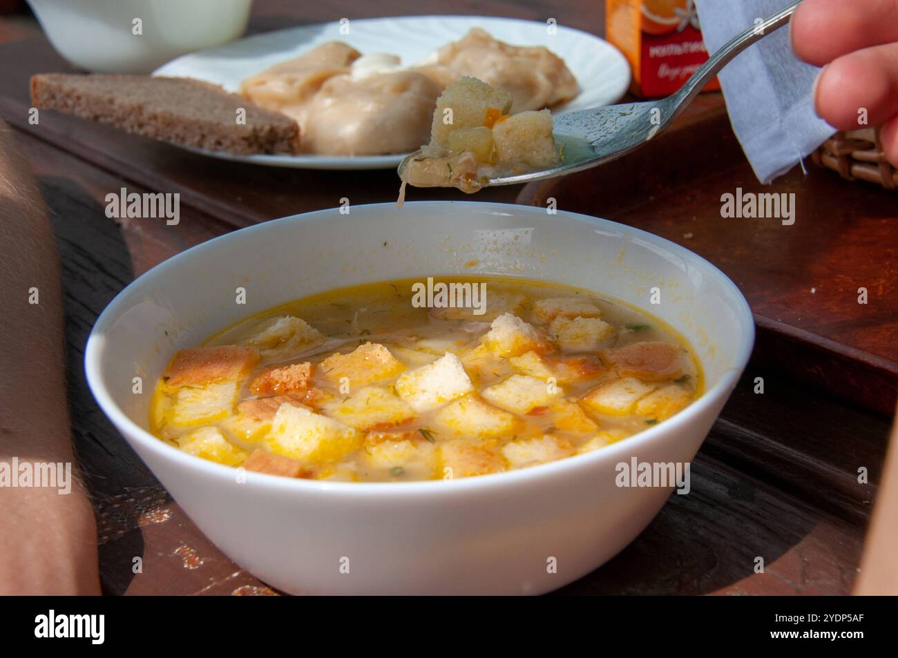 Food Set lunch in the dining room Samara Samara region Russia Copyright ...