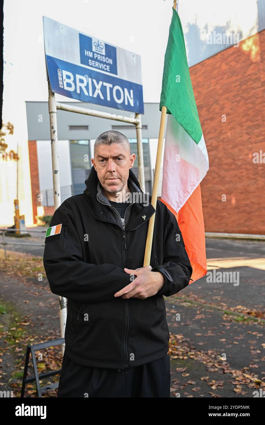 LONDON, ENGLAND: 27th October 2024: The Irish gather for an annual ...