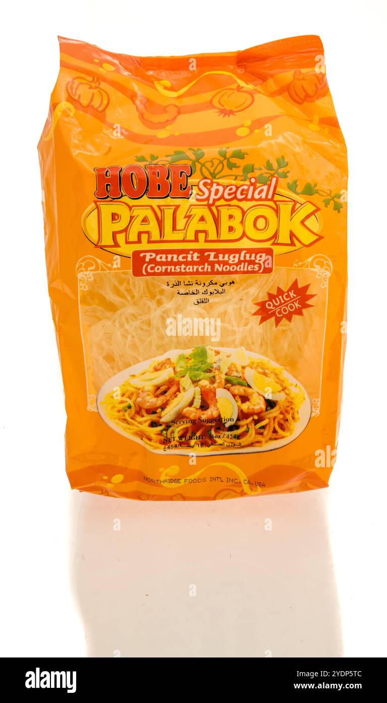 Winneconne, WI - 14 October 2024: A package of Hobe special palabok ...