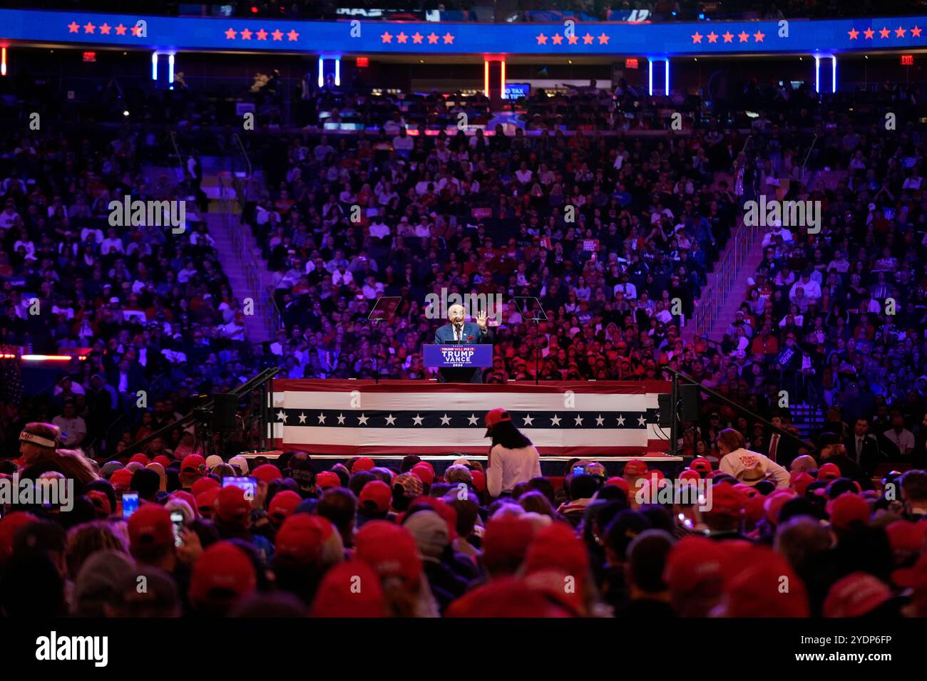 Rudy Giuliani speaks before Republican presidential nominee former ...