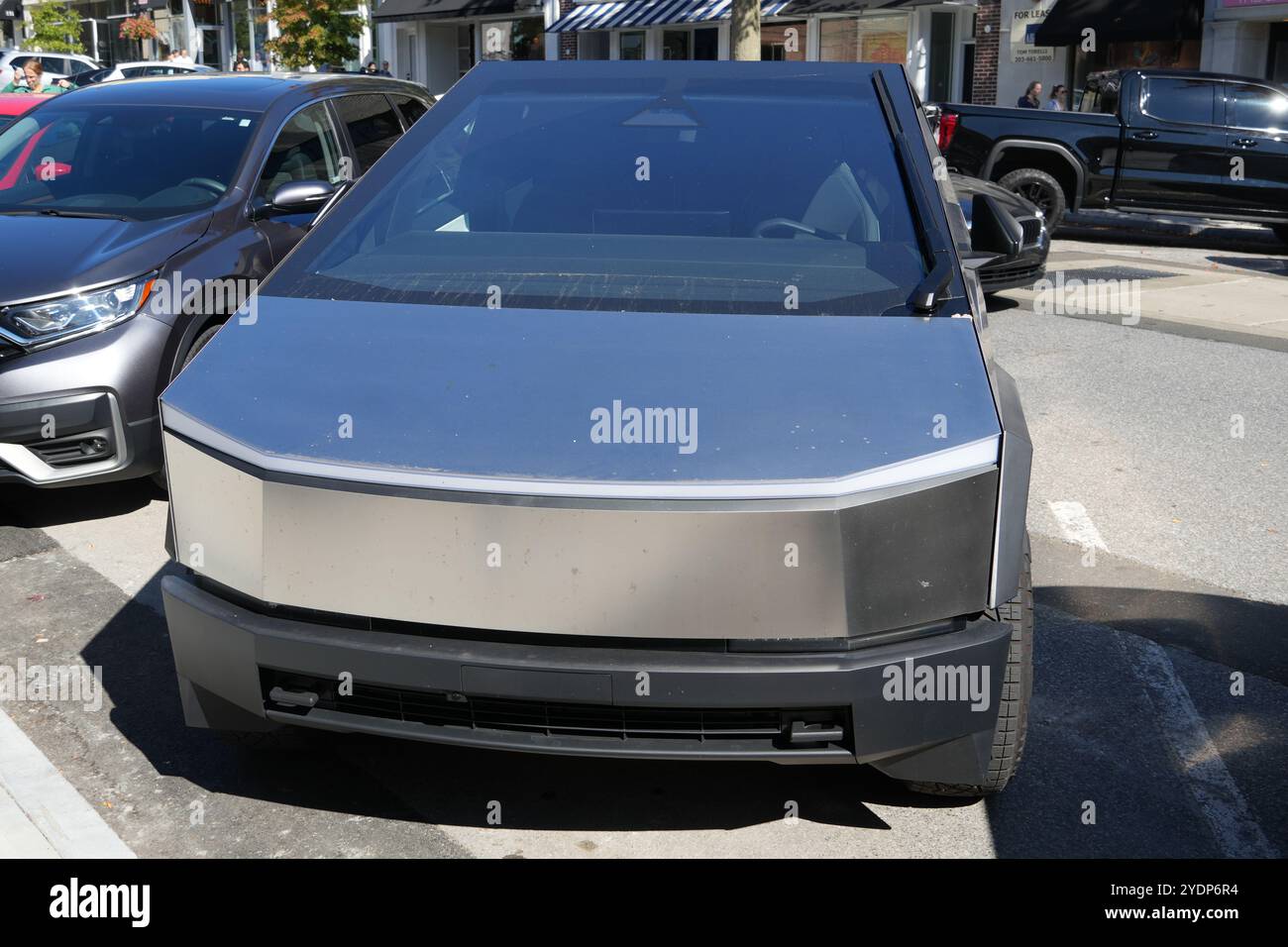 Tesla cybertruck Greenwich, Connecticut, USA Stock Photo - Alamy