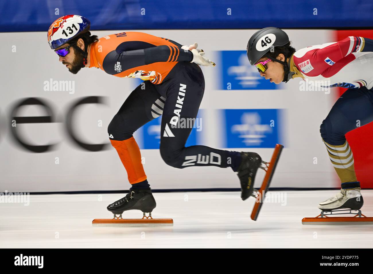 MONTREAL, CANADA - OCTOBER 27: Sjinkie Knegt of The Netherlands, Shogo ...