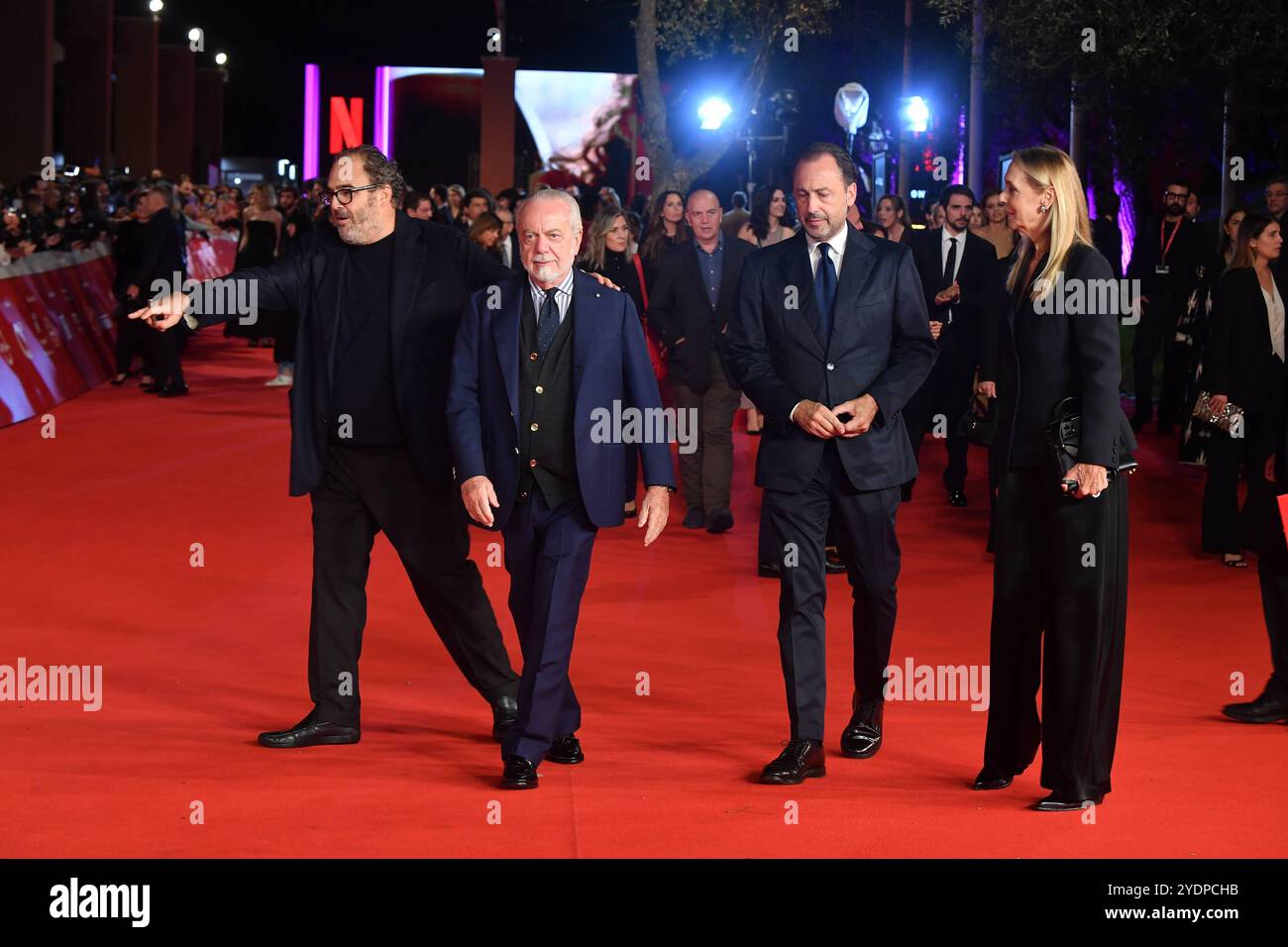 Roma Cinema Fest 2024 . Rome Film Fest. Red carpet film Vita da Carlo ...