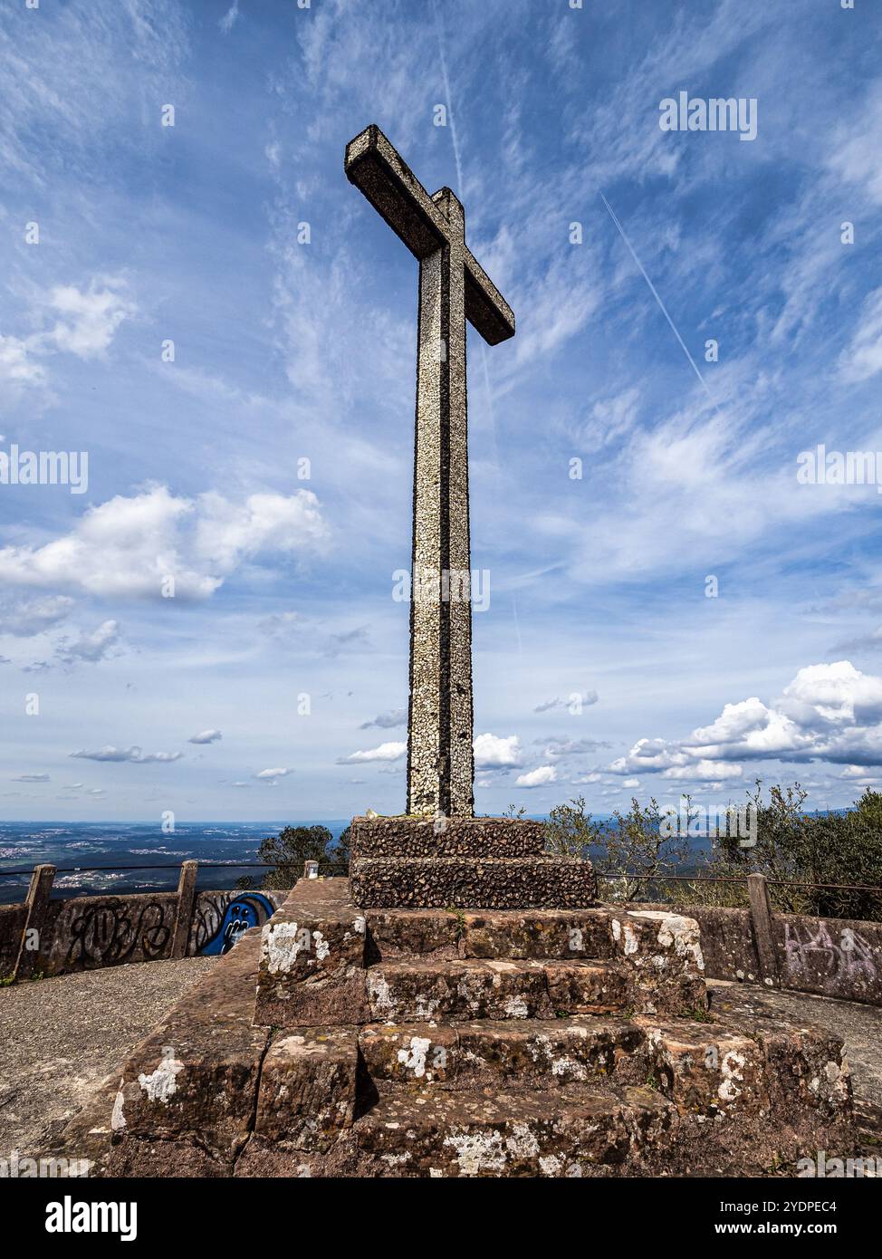 The Cruz Alta viewpoint is the higest point in the Bussaco forest in ...
