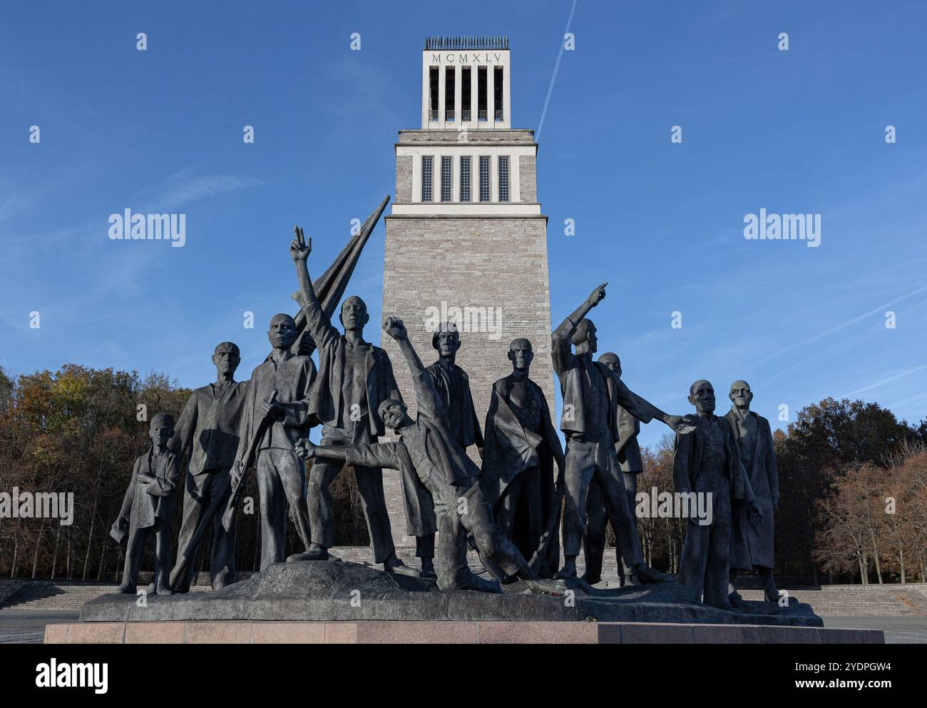 Weimar, Germany. 26th Oct, 2024. A view of Buchenwald Memorial, a ...