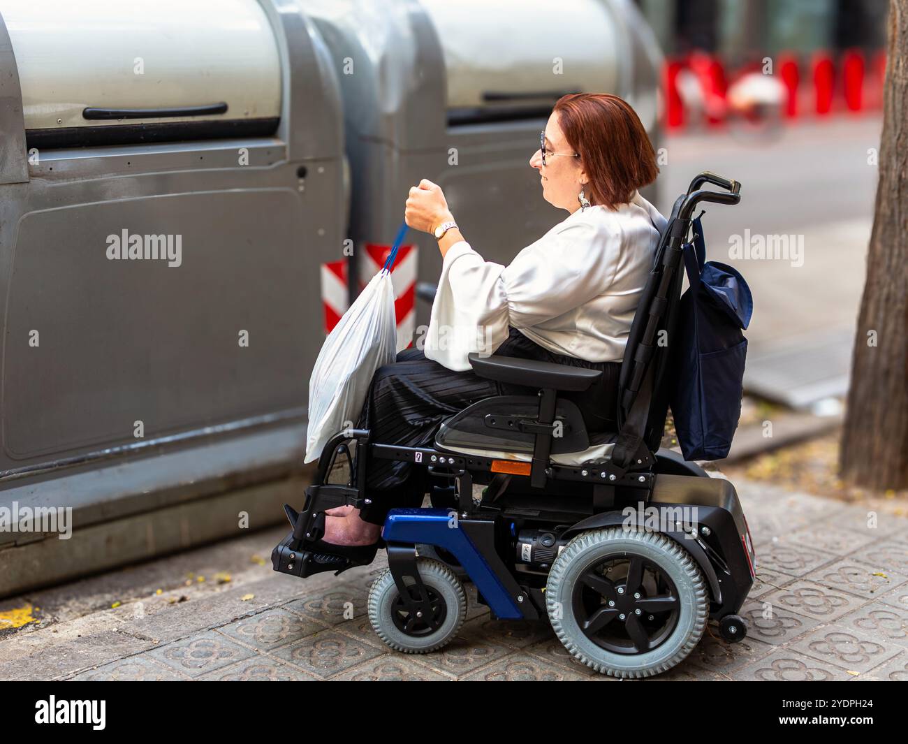 Accessible Waste Disposal for Wheelchair Users in Urban Areas Stock ...