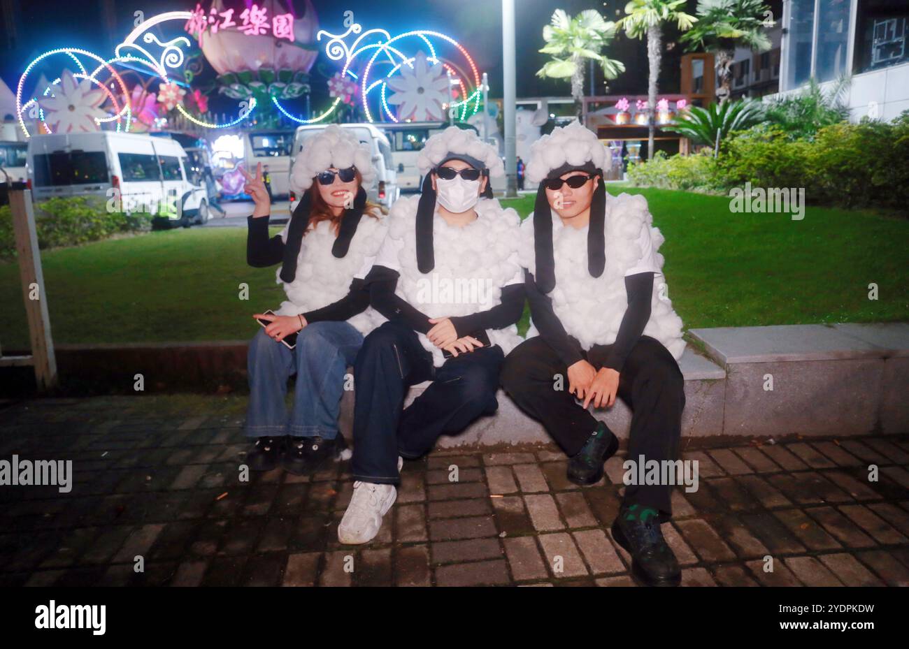 SHANGHAI, CHINA - OCTOBER 27, 2024 - People stage a Halloween Cosplay ...