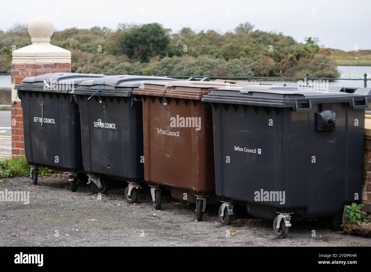 Waste disposal bins Stock Photo - Alamy