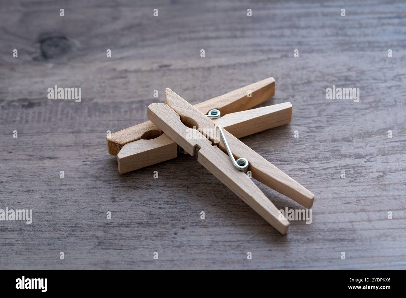 Wooden clothes pins hi-res stock photography and images - Alamy