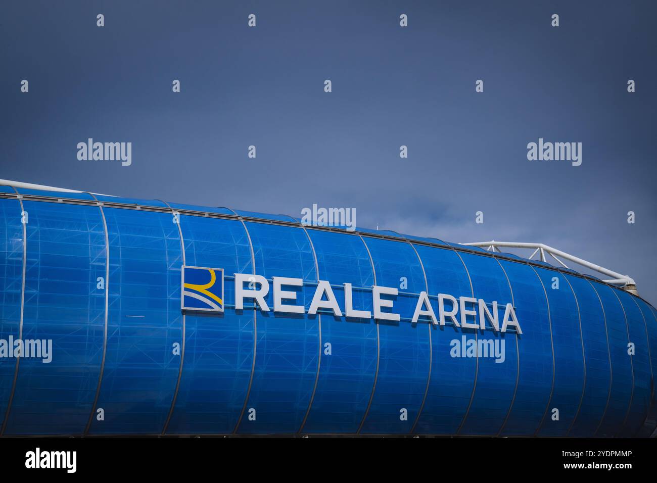 Reale Arena soccer field, where Real Sociedad de Futbol plays, in San ...