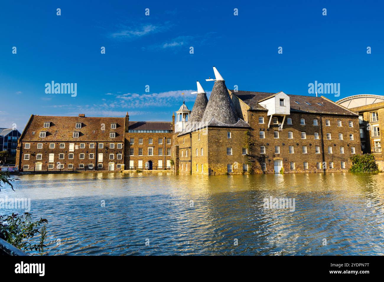 Three Mills Island with House Mill, Miller's House and the Clock Mill ...