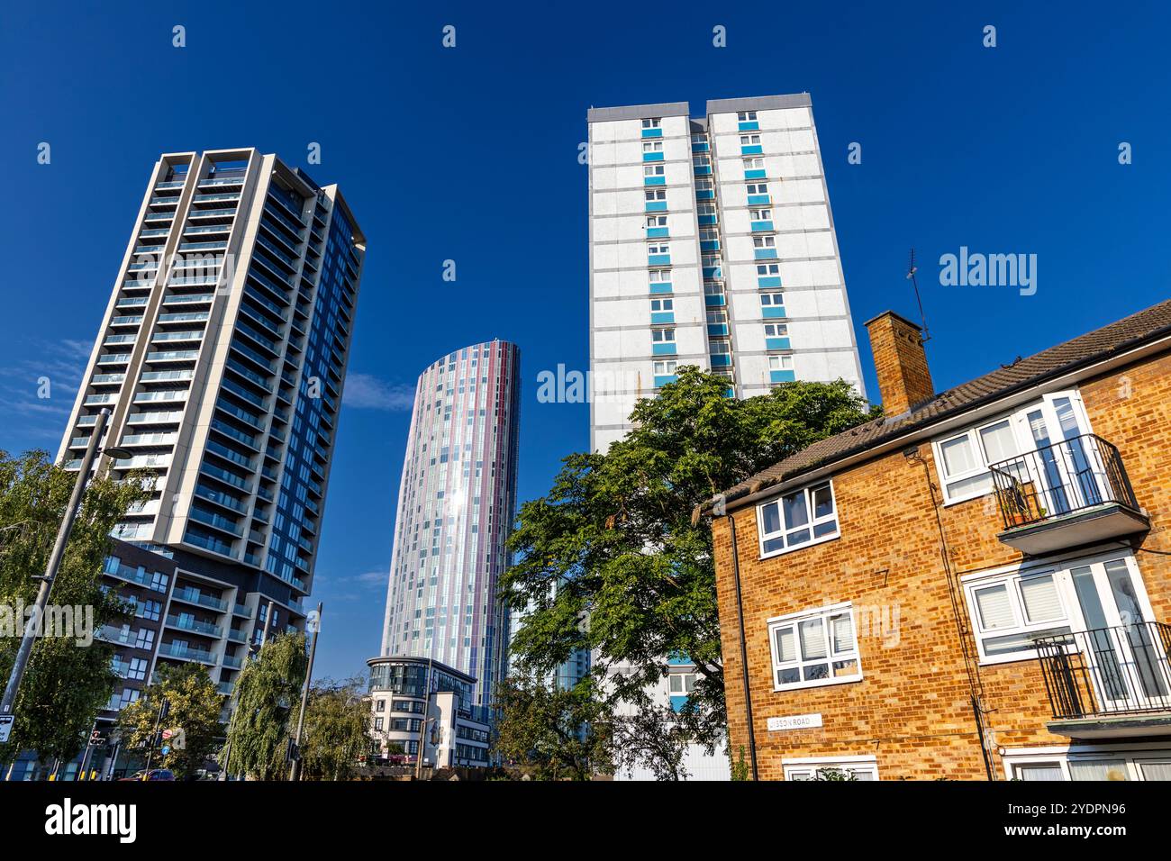 High rise towers around Stratford High Street (River Heights, Halo ...