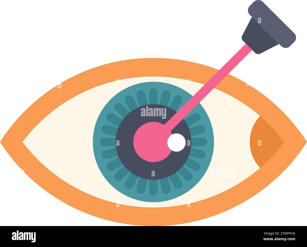 Laser beam eye Stock Vector Images - Alamy