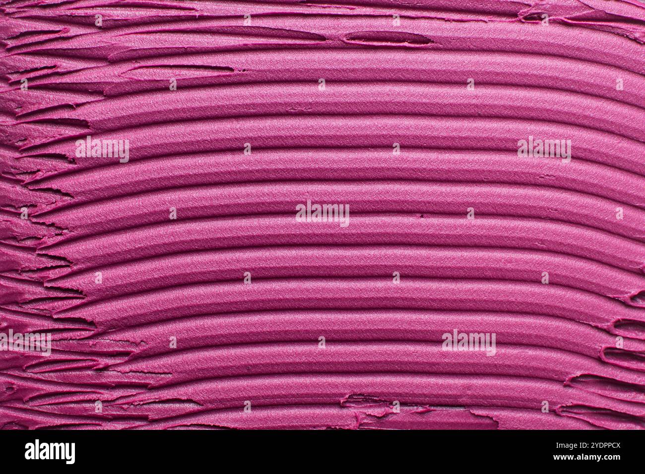 Top view of pink buttercream for decorating cake, smooth buttercream ...