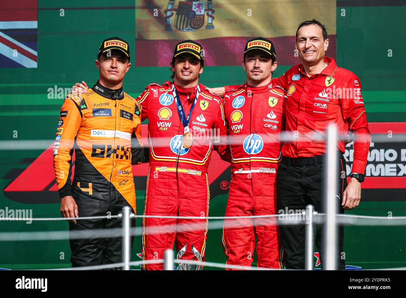 Mexico City, Mexique. 28th Oct, 2024. NORRIS Lando (gbr), McLaren F1 ...