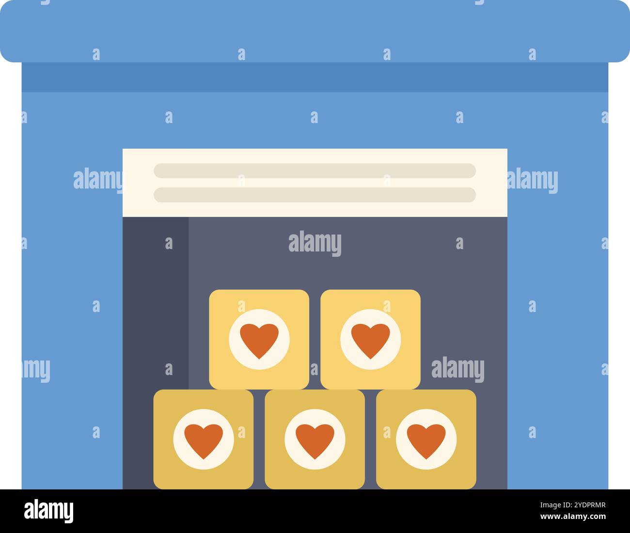 Donation warehouse Stock Vector Images - Alamy