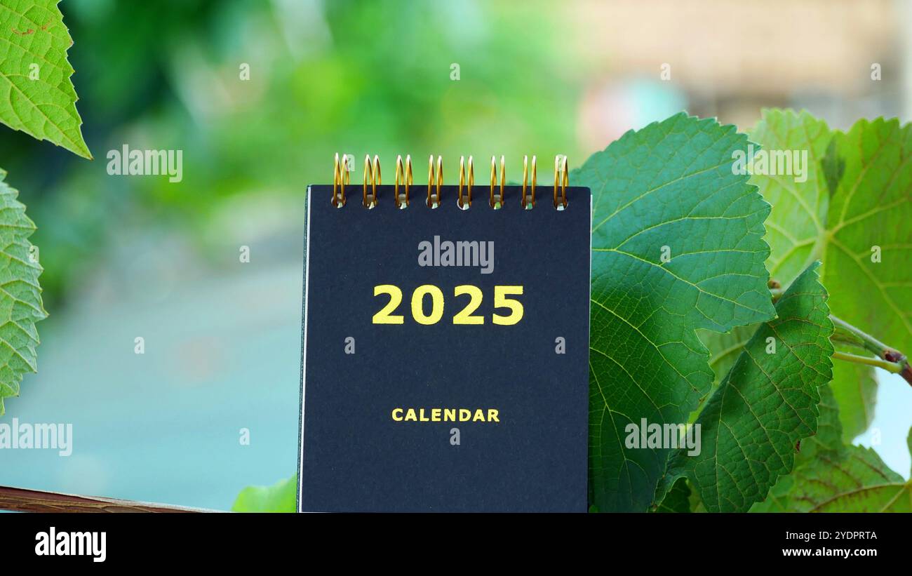 2025 desk calendar hi-res stock photography and images - Alamy