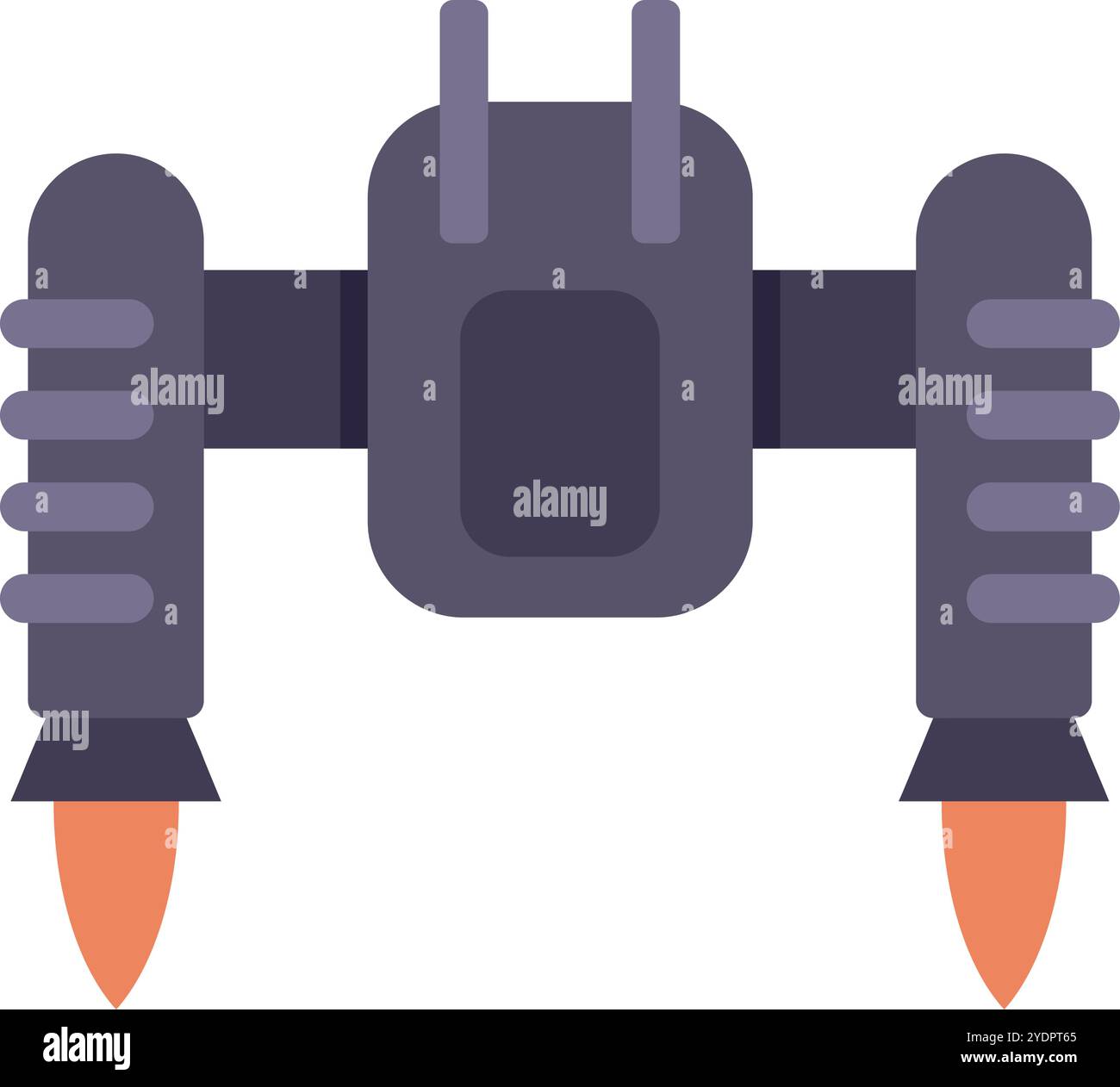 Space shuttle engine boosters Stock Vector Images - Alamy