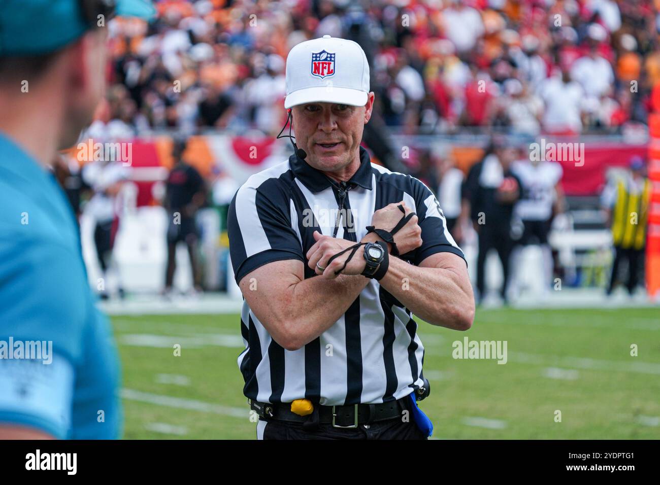 Tampa Bay, Florida, USA, October 27, 2024, One of the Referees for the ...