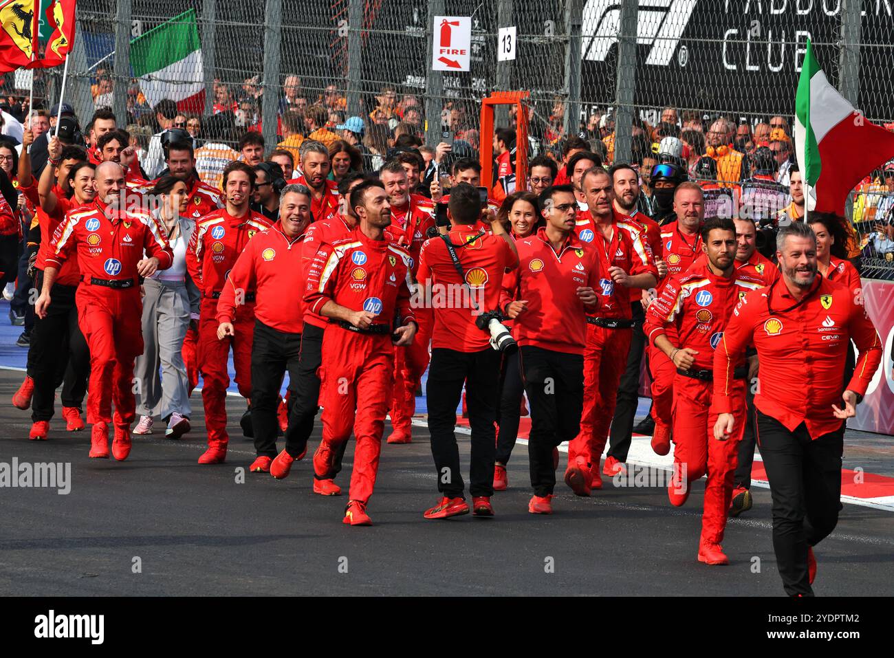 Mexico City, Mexico. 27th Oct, 2024. Ferrari at the podium. Formula 1 ...