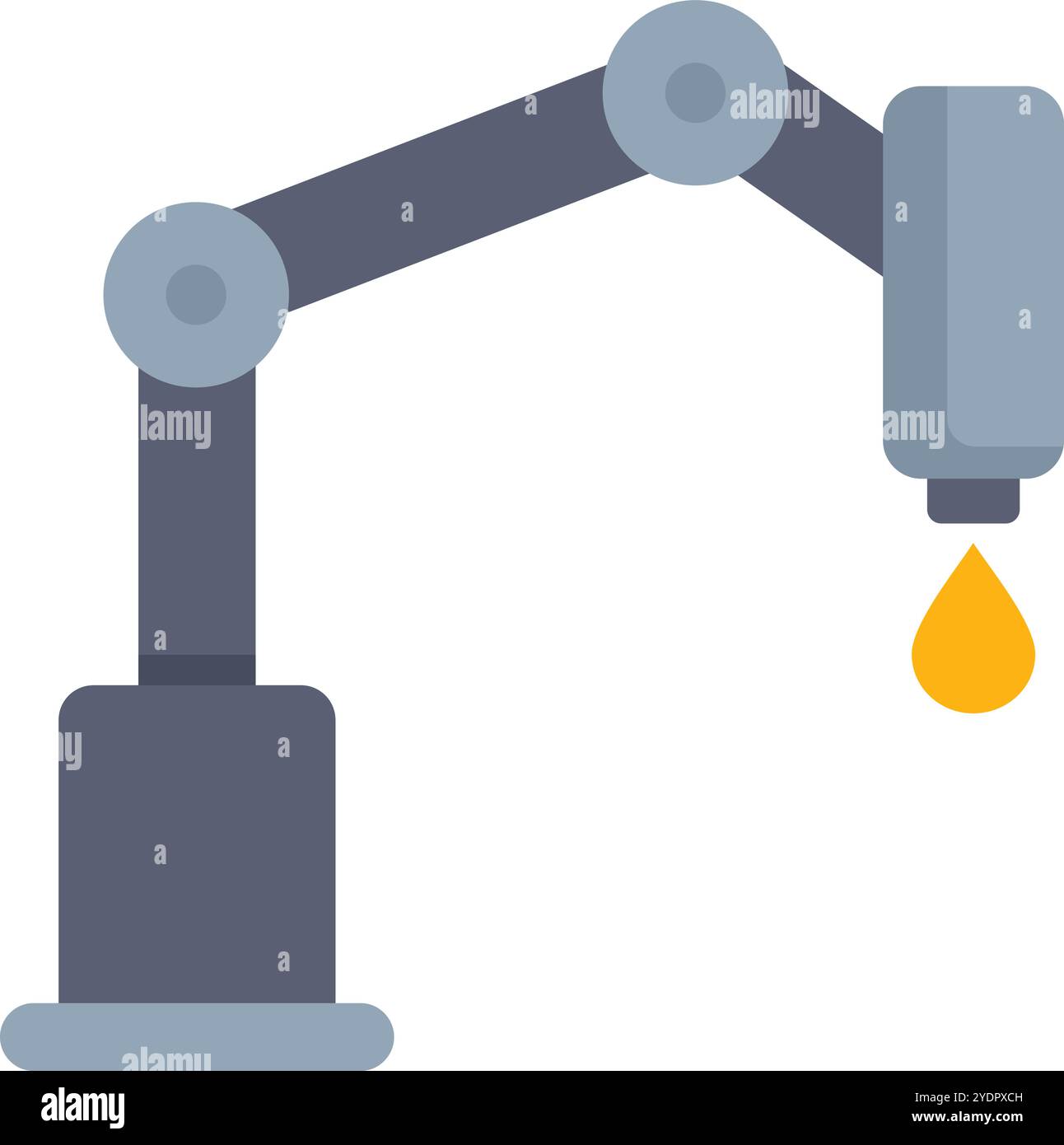 Industrial robot manipulator welding, a symbol of automation and ...