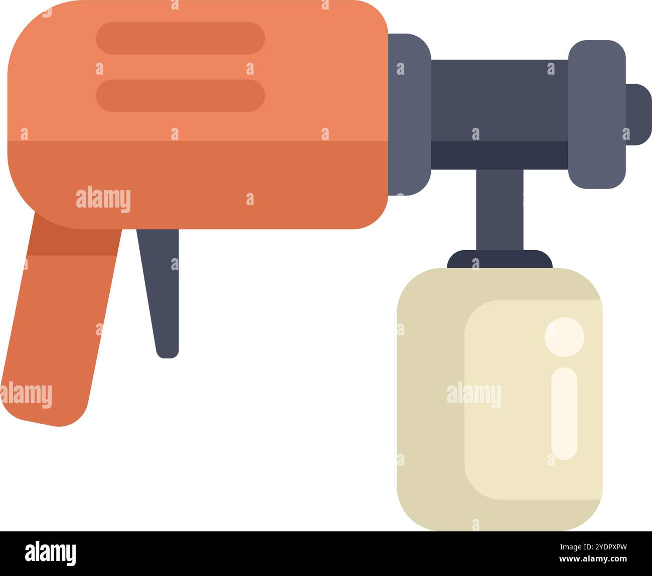 Professional electric spray gun with paint container, painting ...