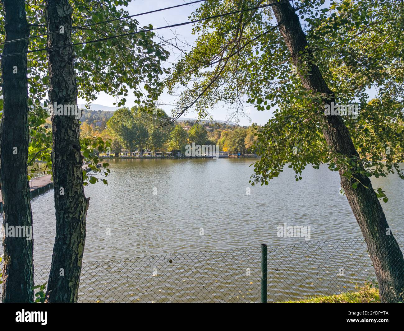 Autumn Landscape of Pancharevo lake, Sofia city Region, Bulgaria Stock Photo - Alamy