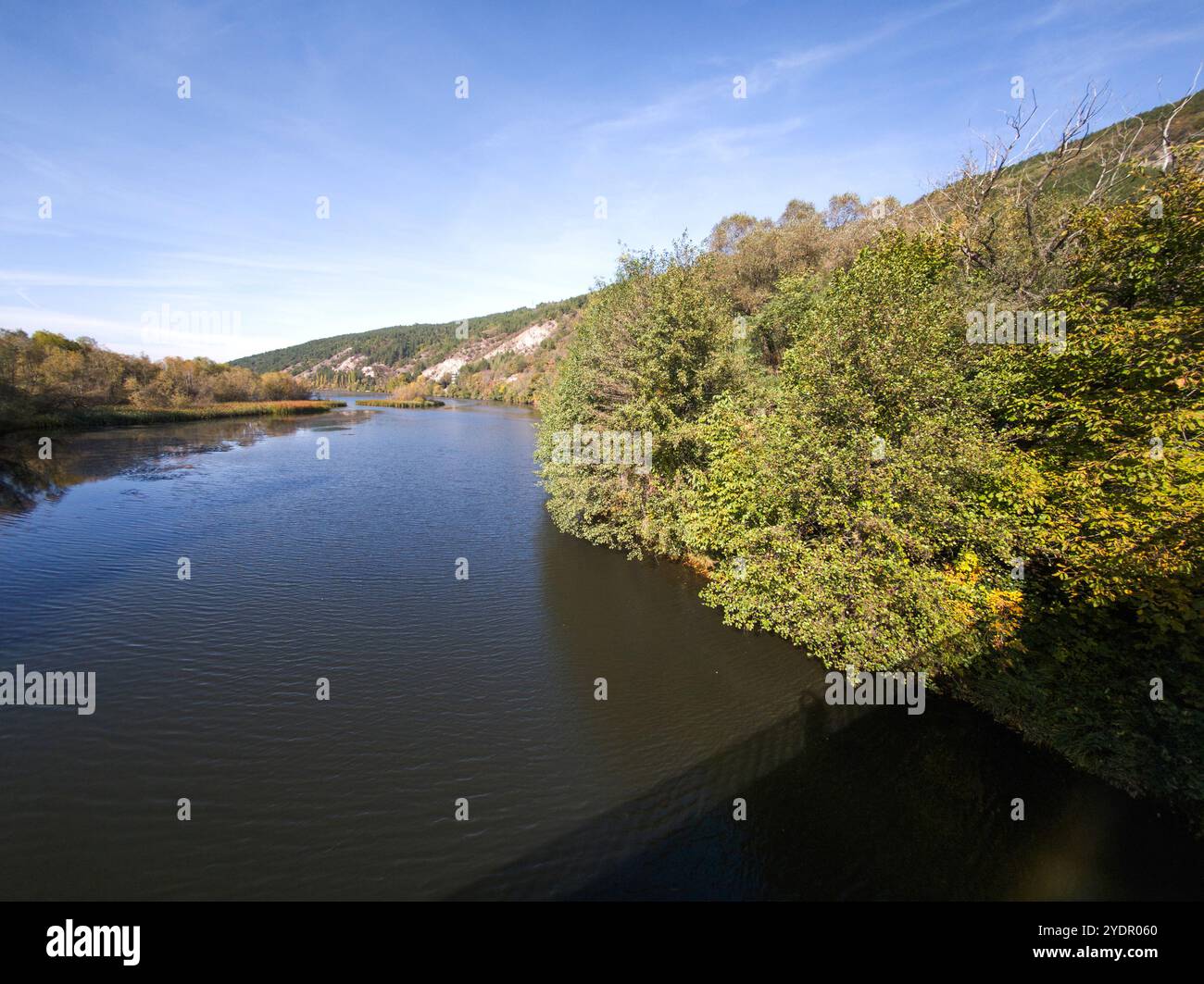 Autumn Landscape of Pancharevo lake, Sofia city Region, Bulgaria Stock ...