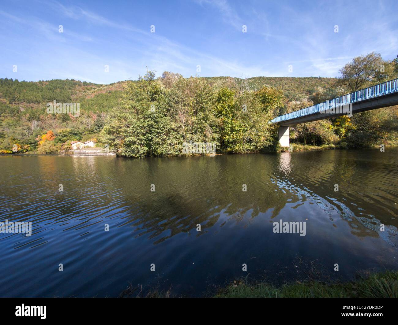 Autumn Landscape of Pancharevo lake, Sofia city Region, Bulgaria Stock ...