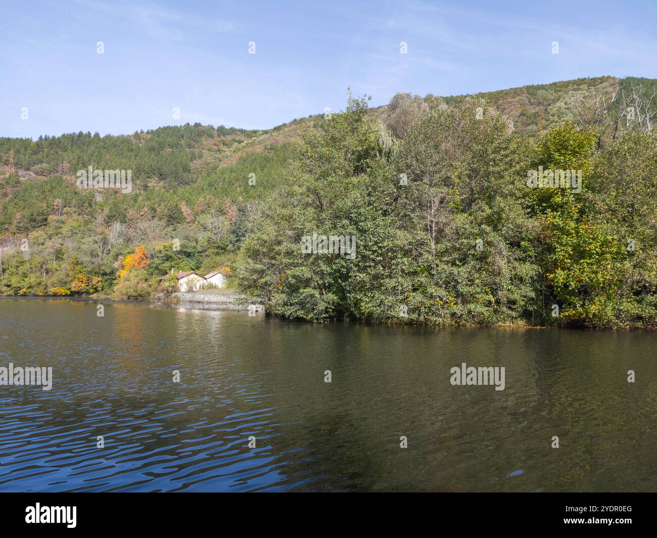 Autumn Landscape of Pancharevo lake, Sofia city Region, Bulgaria Stock ...
