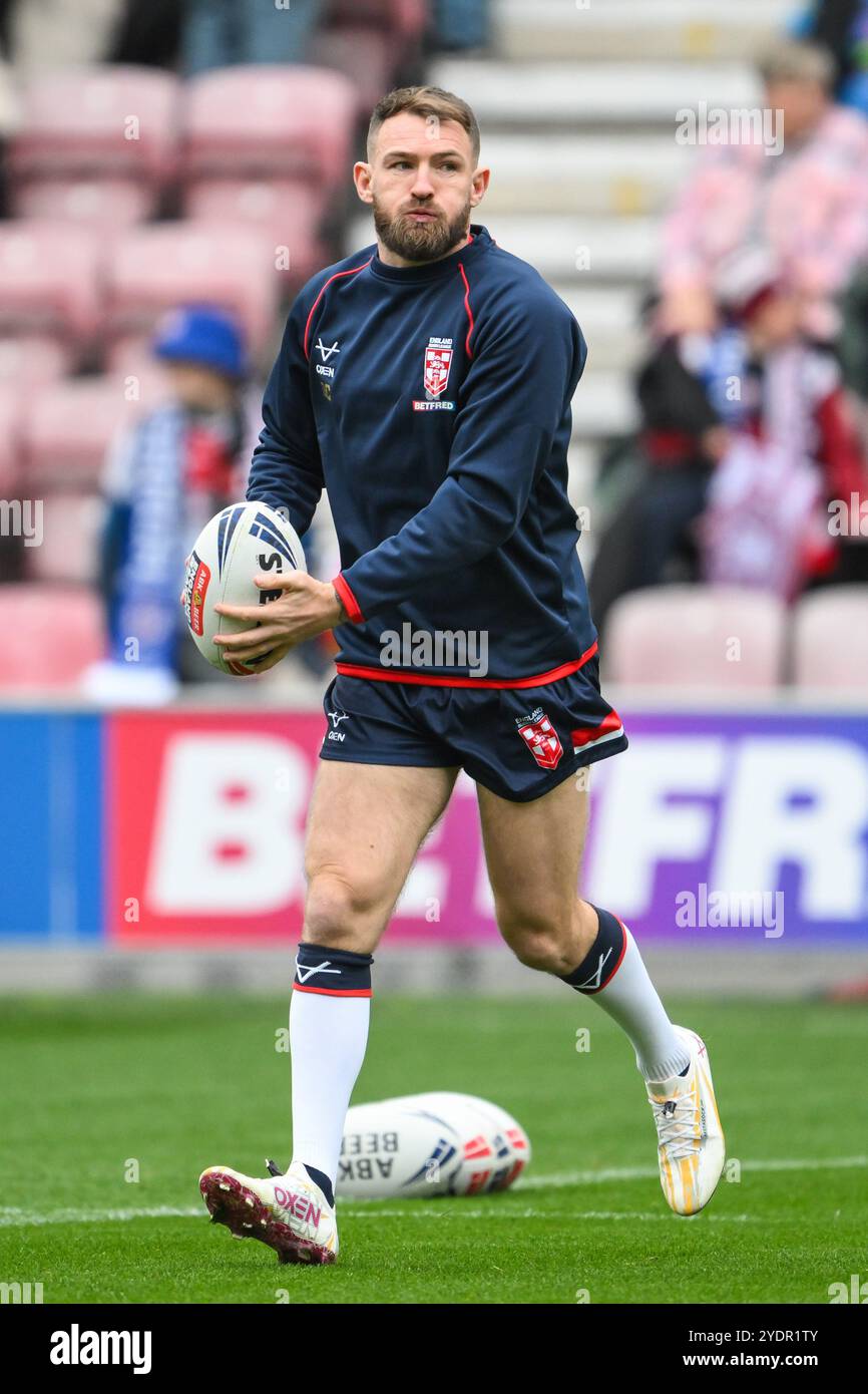 Daryl Clark of England during pre match warm up ahead of the ABK Beer ...