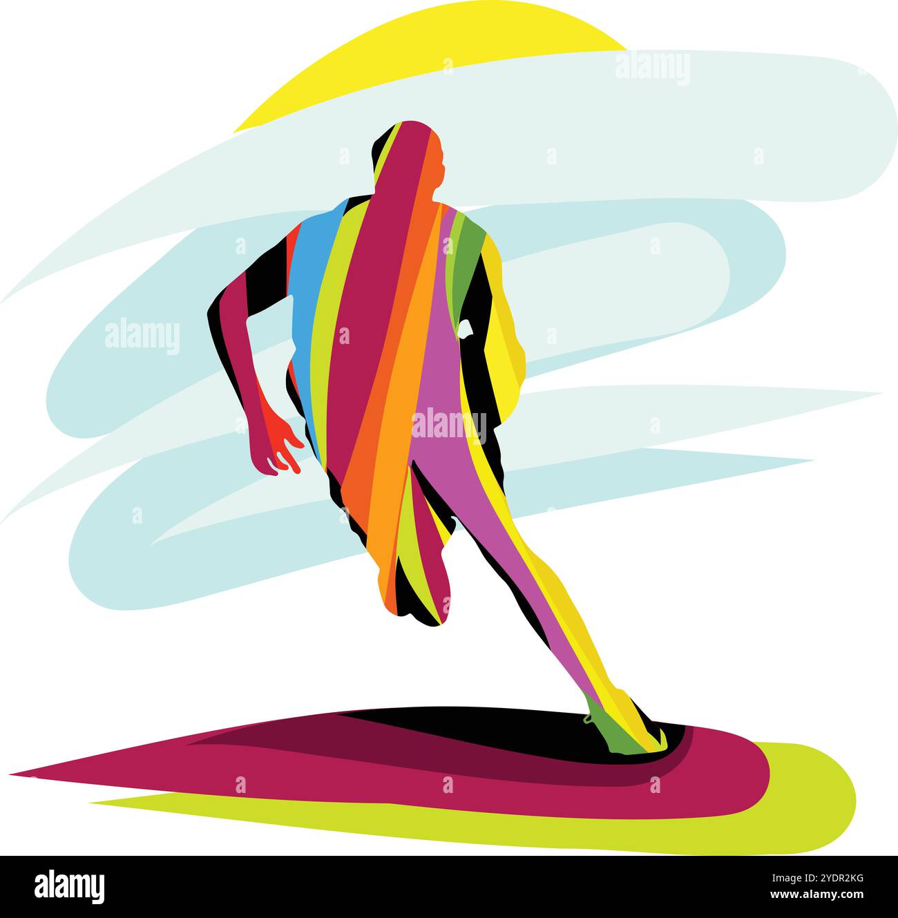 Sportsperson vector vectors Stock Vector Images - Alamy