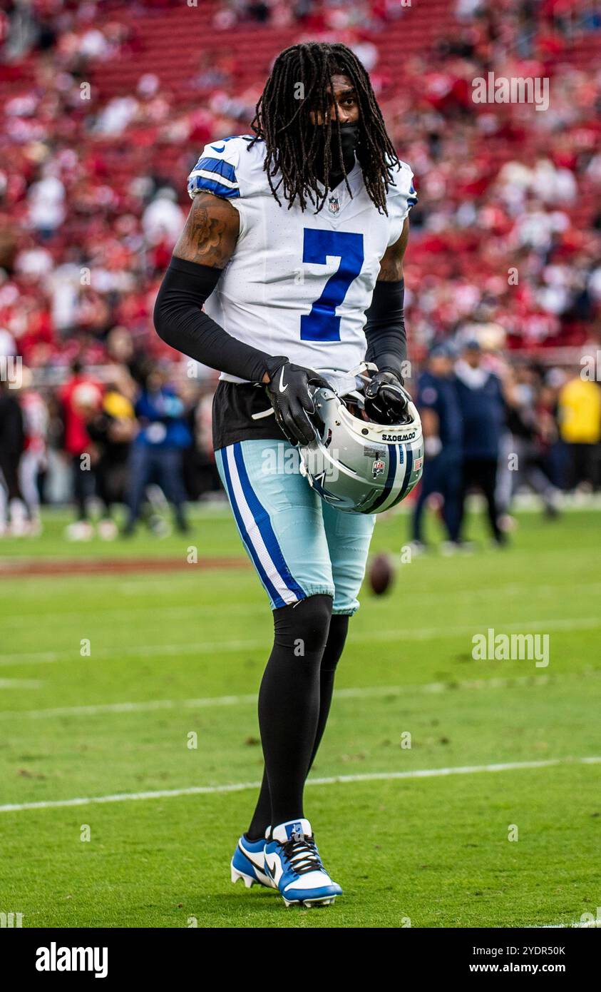 October 27 2024 Santa Clara Calif USA Dallas cornerback Trevon Diggs (7 ...