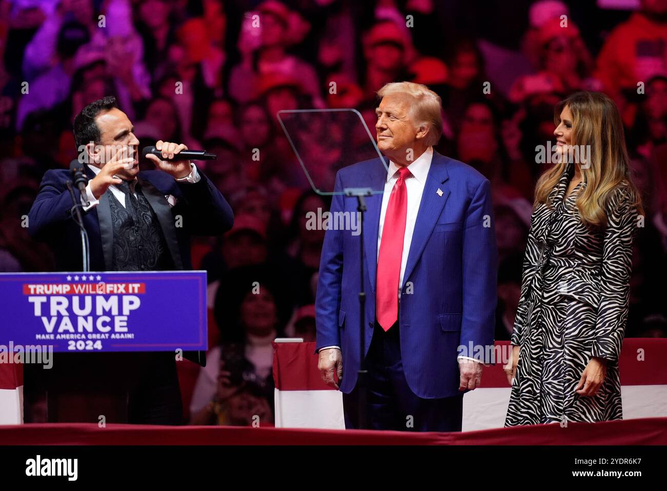 Republican presidential nominee former President Donald Trump and ...