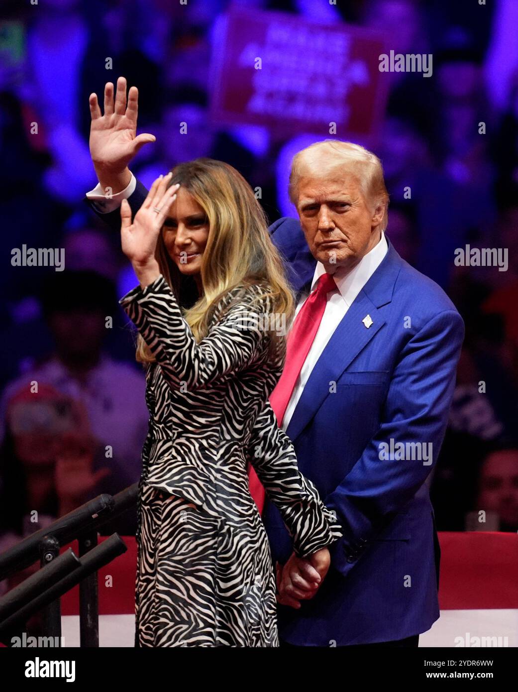 Republican presidential nominee former President Donald Trump and ...