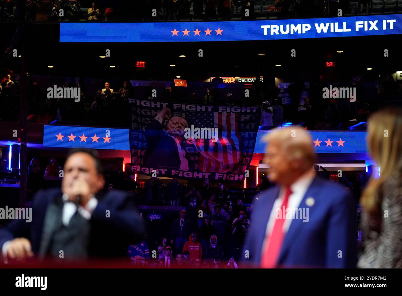 Republican presidential nominee former President Donald Trump and ...