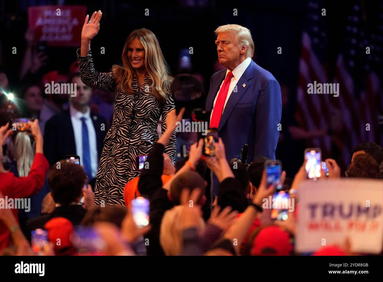 Republican presidential nominee former President Donald Trump and ...