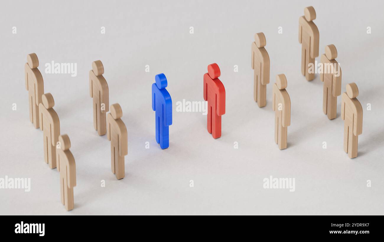 Communication in a business team online and with each other. Social ...