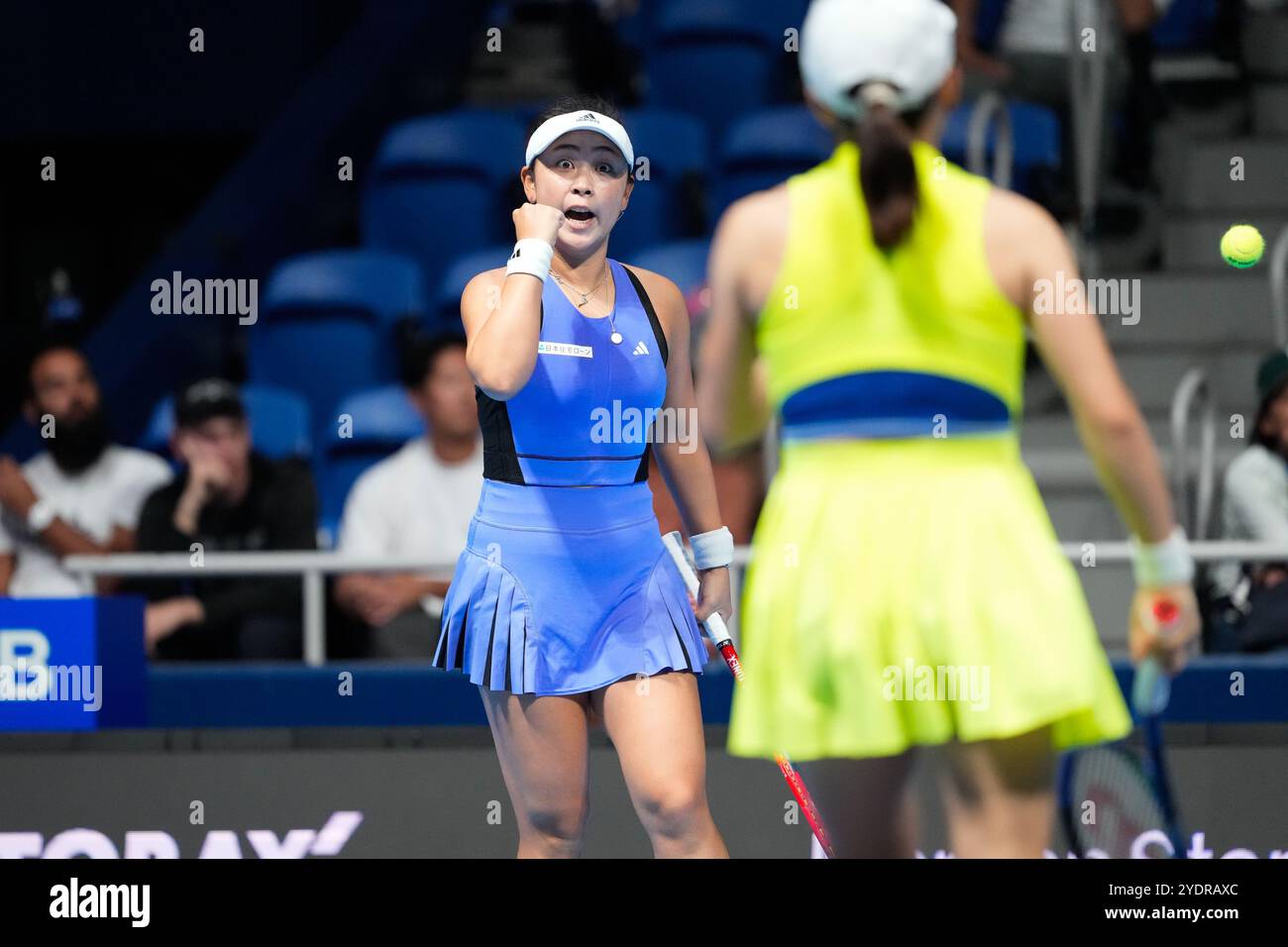 Tokyo, Japan. 27th Oct, 2024. Eri Hozumi (JPN) Tennis : Doubles Final ...