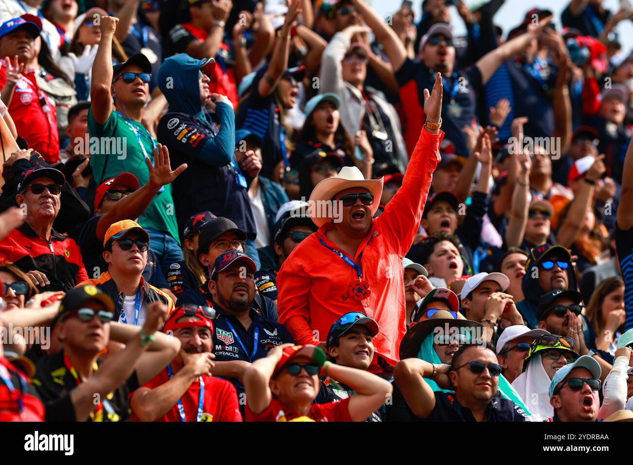 Mexican Fans during the Formula 1 Gran Premio de la Ciudad de Mexico ...