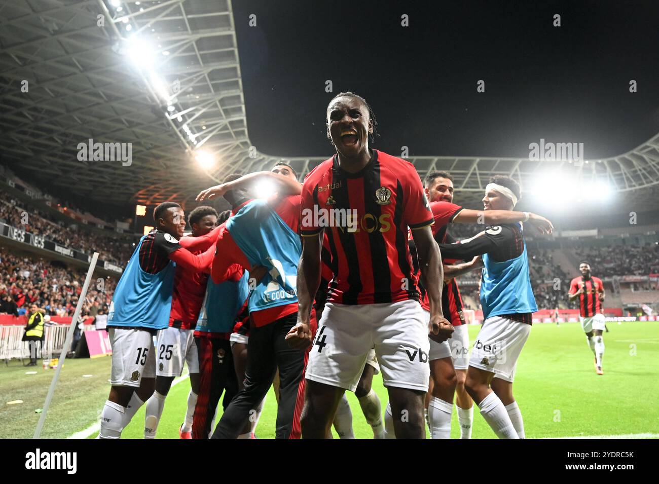 64 Moise BOMBITO (ogcn) during the Ligue 1 MCDonald's match between ...
