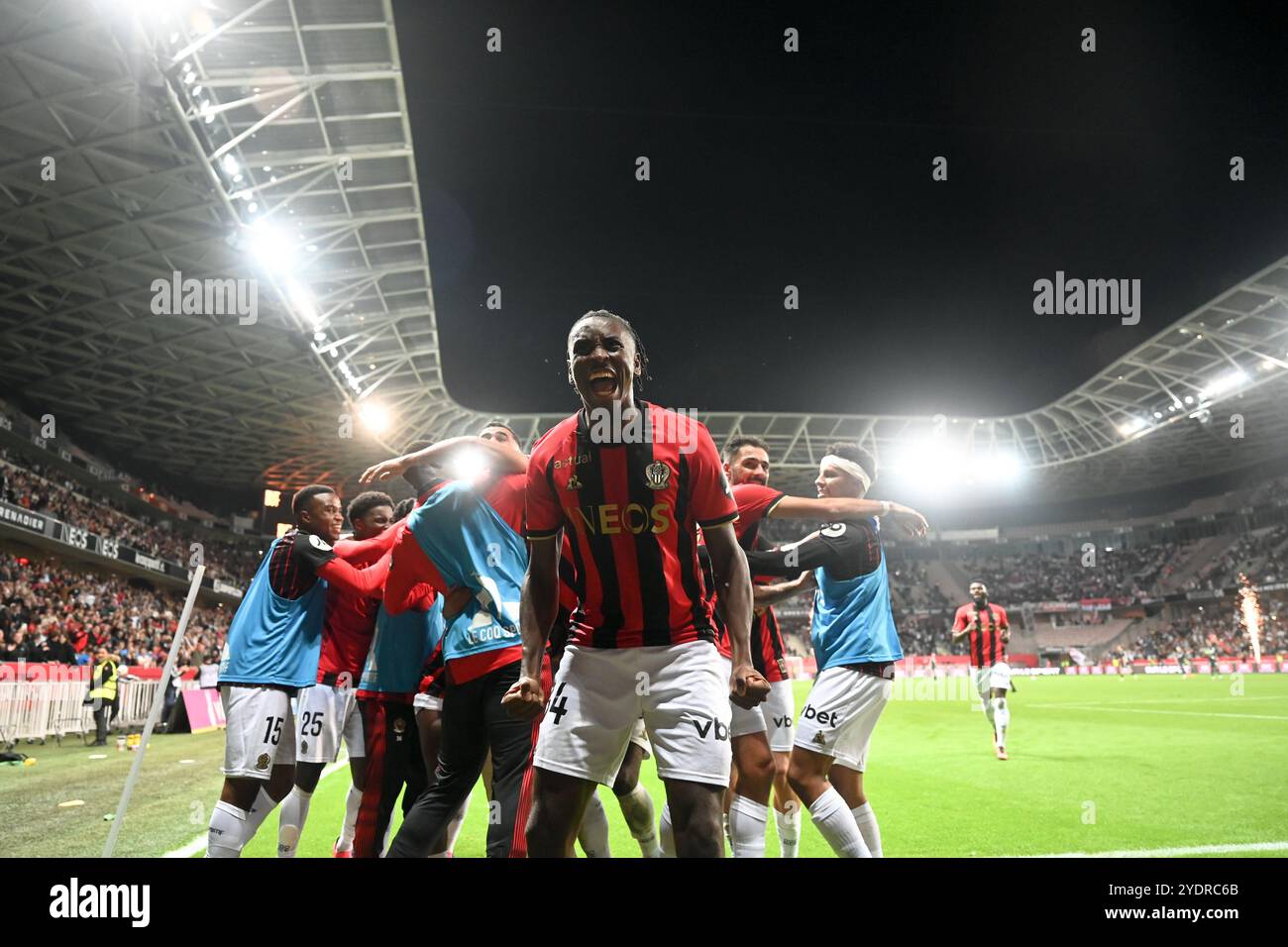64 Moise BOMBITO (ogcn) during the Ligue 1 MCDonald's match between ...