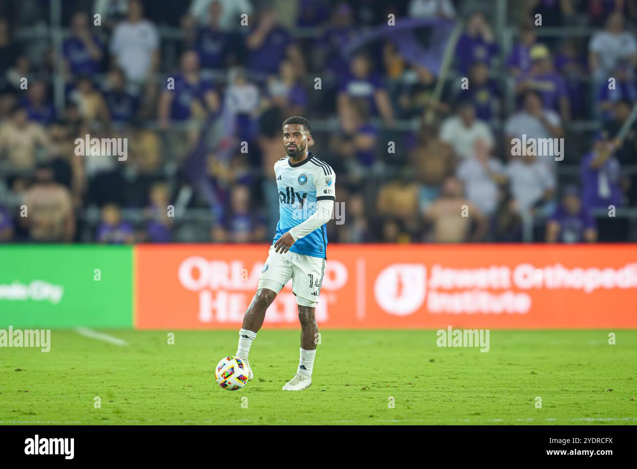 Orlando, Florida, USA, October 27, 2024, Charlotte FC defender Nathan ...