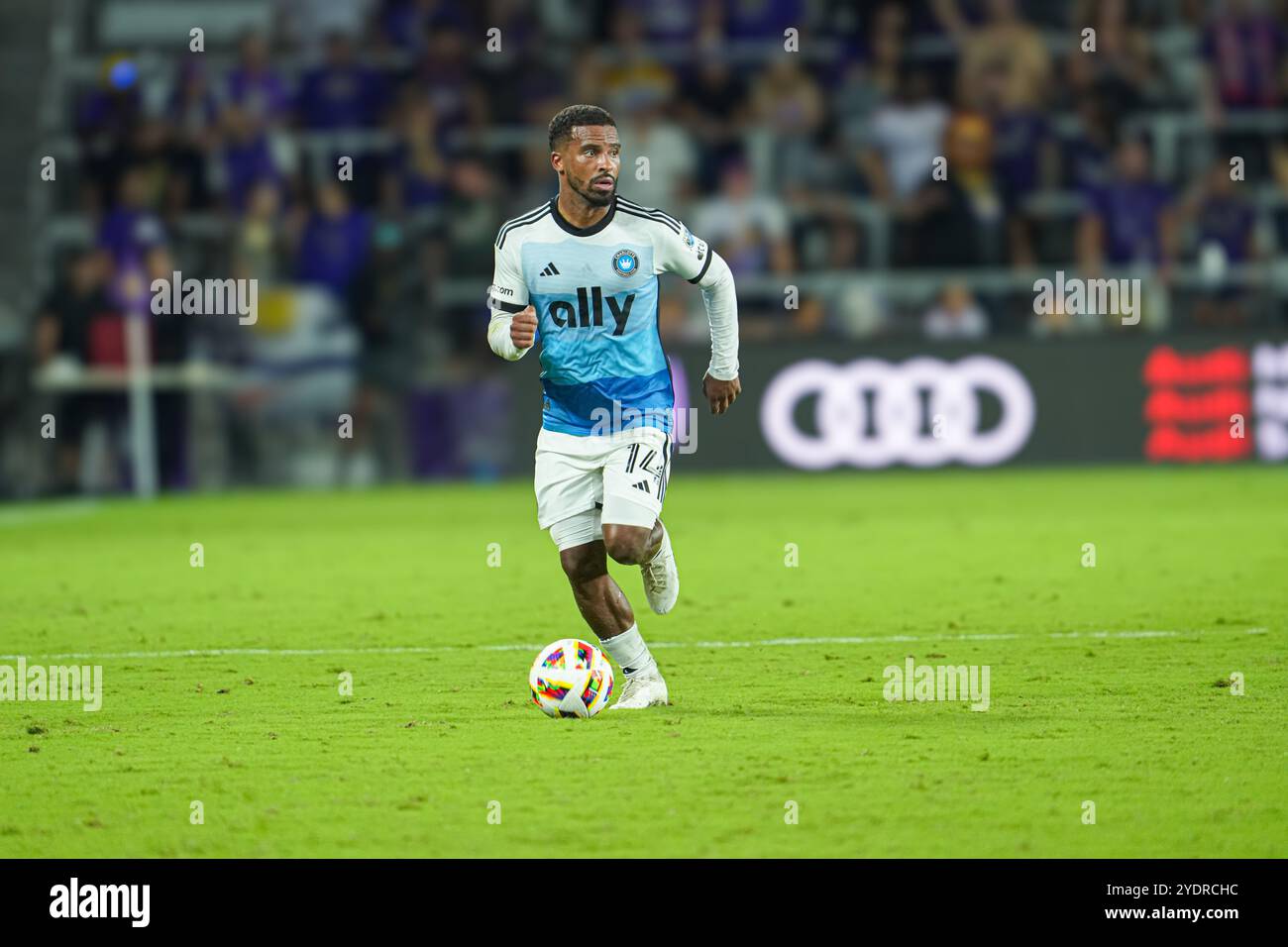 Orlando, Florida, USA, October 27, 2024, Charlotte FC defender Nathan ...