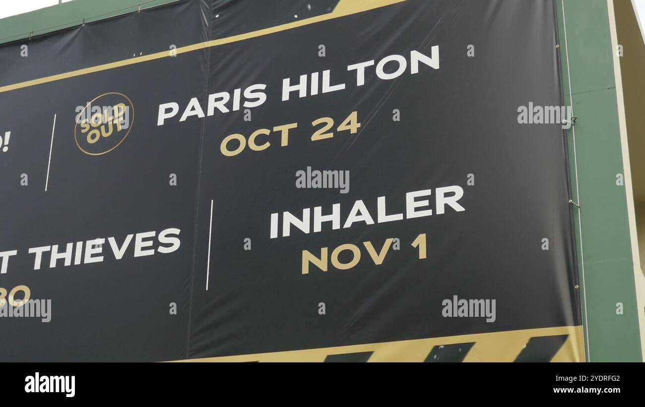 Los Angeles, California, USA 27th October 2024 Paris Hilton and Inhaler ...