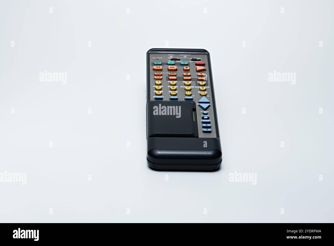 Old model remote control which is visible from its large shape, the ...
