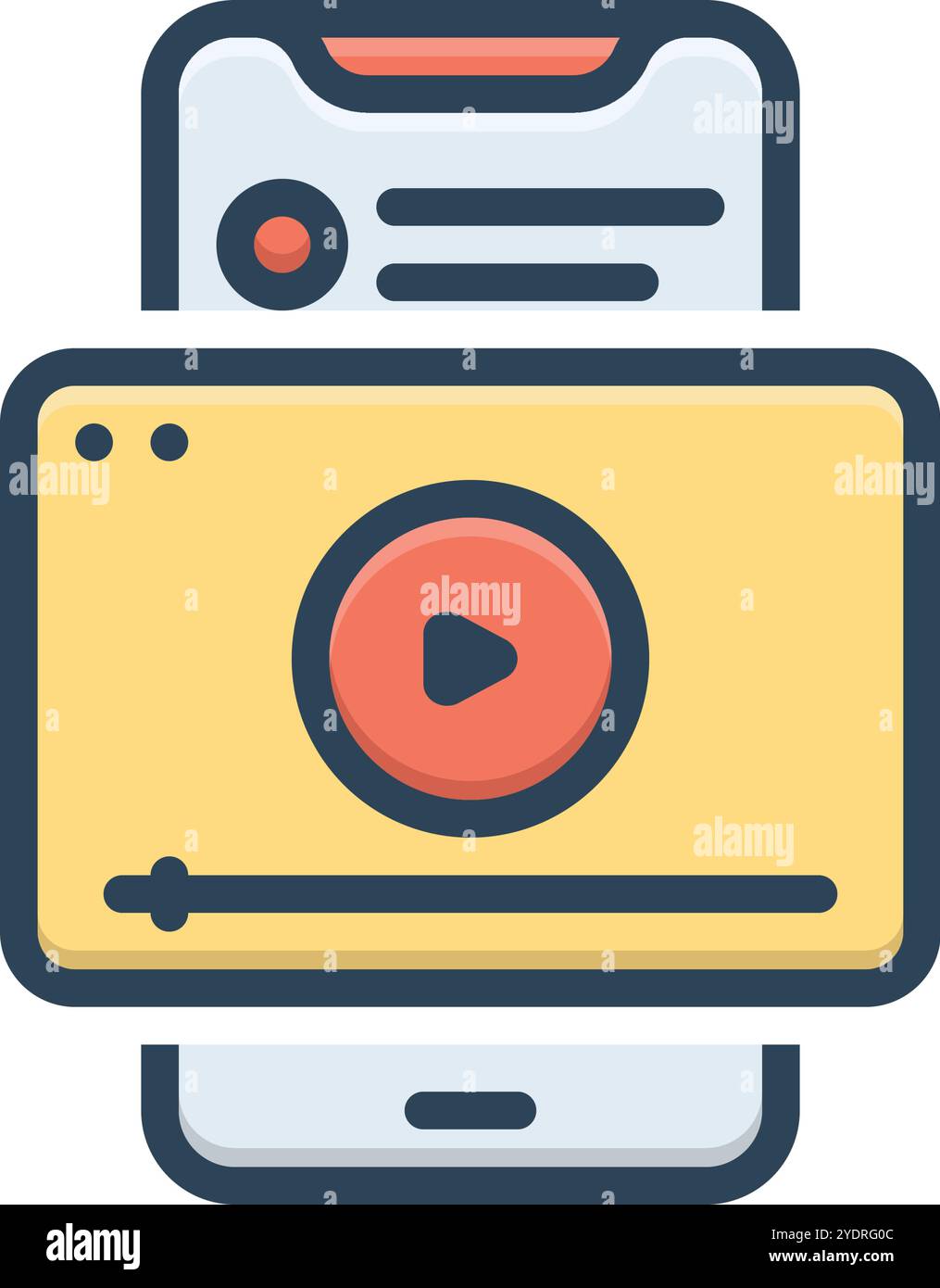 Mobile video Stock Vector Images - Alamy