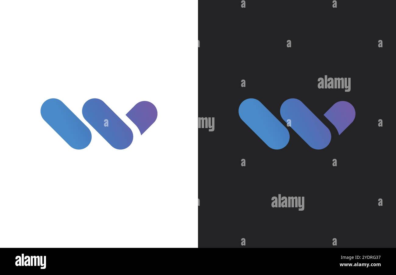 Letter W logo design template Stock Vector Image & Art - Alamy